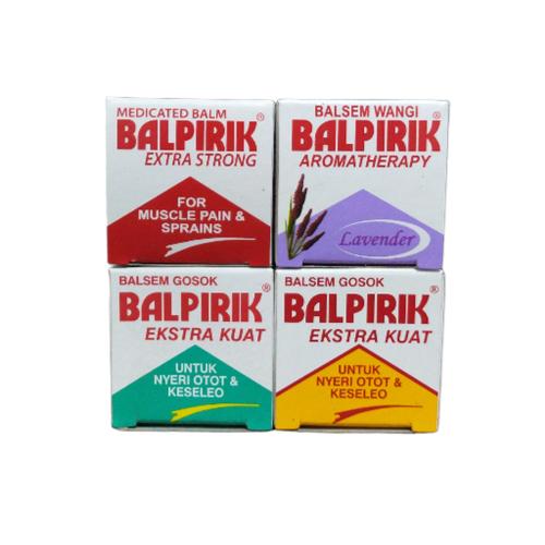 Jual Balpirik Balsem Extra Kuat Hijau/Kuning/ungu/merah 20 Gr - Kuning ...