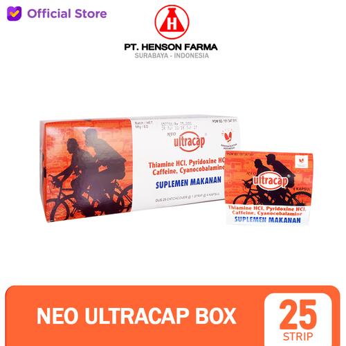 Promo NEO ULTRACAP Box Isi 25 Strip Suplementasi Vitamin B1 B6 B12 ...