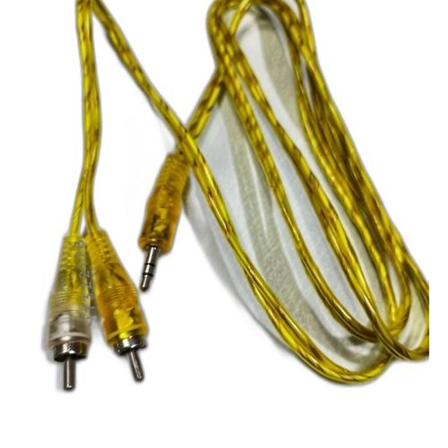 Jual KABEL AUDIO RCA 2 IN 1 TRANSPARAN 1,5 METER - Kab. Sleman ...
