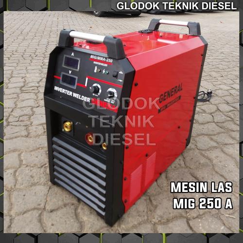 Jual Mesin Las Welding Machine MIG 250 A CO 2 INVERTER MIG250 TERBAIK ...
