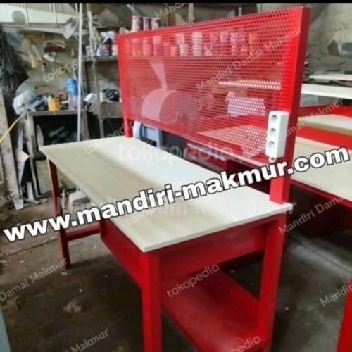 Jual meja perkakas work station / meja kerja steel epoxy - Kab. Bogor ...