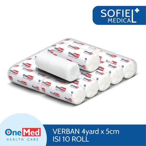 Jual Kasa Verban / Perban 4yard x 5cm OneMed (isi 10 roll) - Kota ...