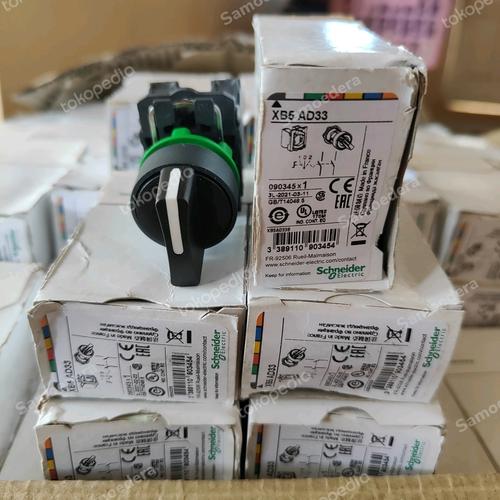 Jual XB5-AD33 3posisi 2No Selector Switch Schneider Original ...