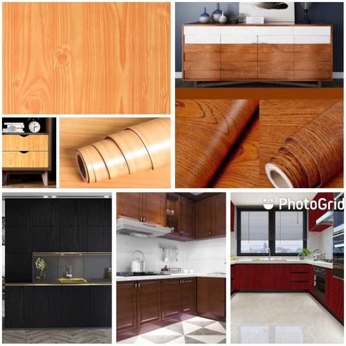 Jual Wallpaper Stiker Plapis Dinding Lemari Furniture Rumah Serat Kayu ...