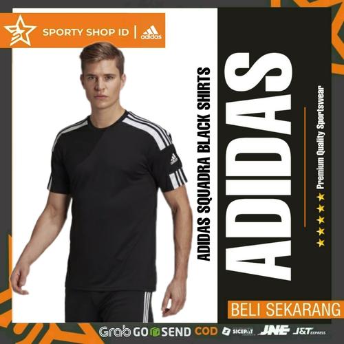 Jual Kaos Baju Running Joging Gym Olahraga Sport Adidas 3 Strip Pria ...