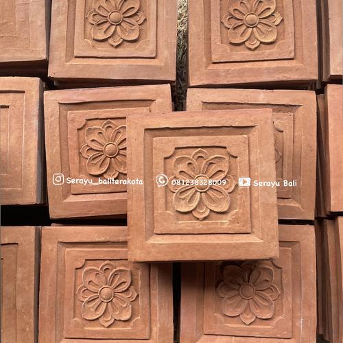Jual terakota dinding / terakota motif / hiasan dinding bali - Kab ...