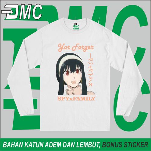Jual Kaos Baju Anime Yor Forger Spy x Family Lengan Panjang - Maroon, L ...