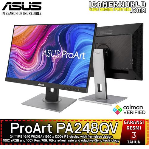 Promo ASUS ProArt Display PA248QV 24.1 inch WUXGA 75Hz 100% sRGB Pro ...