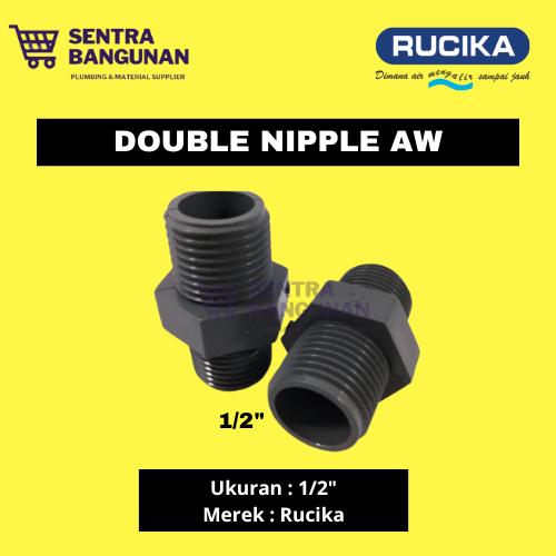 Jual DOUBLE NIPPLE AW 1/2" FITTING PIPA PVC RUCIKA - Jakarta Timur - Sentra Bangunan Jakarta ...