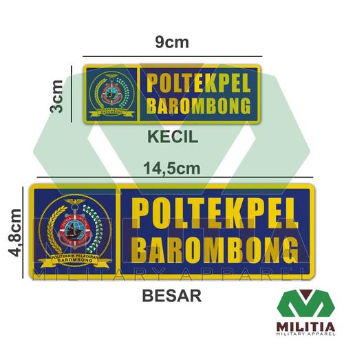 Jual Stiker POLTEKPEL BAROMBONG politeknik pelayaran - Besar - Kota ...