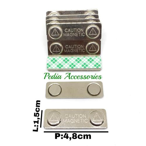 Jual MAGNETIC / MAGNET NAME TAG NAMA DADA CAUTION 10mm - Jakarta Pusat ...