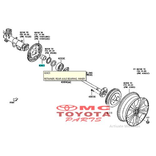 Jual Com Laher Roda Cones Bearing Belakang Rush Terios New 42423-BZ131 ...