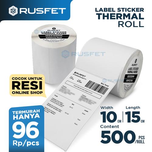 Jual KERTAS THERMAL / LABEL TERMAL ROLL PRINT RESI BARCODE - LABEL isi ...