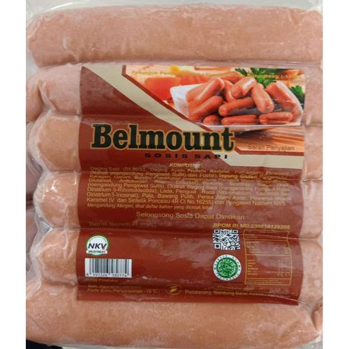 Jual SOSIS SAPI BRATWURST BELMOUNT 500GR / BELMONT SOSIS SAPI ISI 6 ...