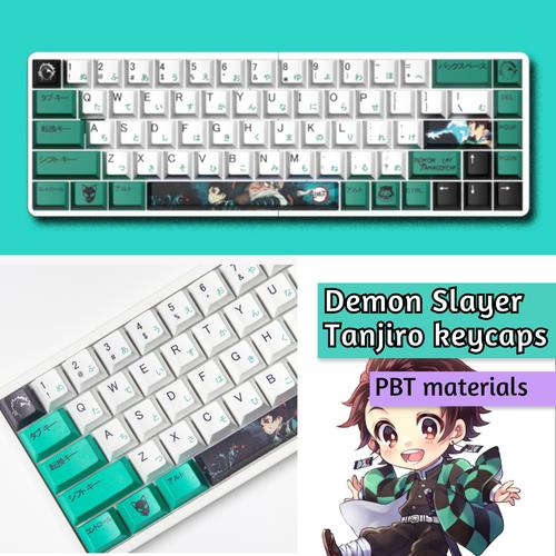 Jual Tanjiro Demon slayer Keycaps anime pbt not keqing genshin impact ...
