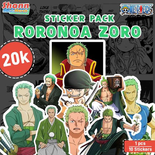 Jual Sticker Pack Roronoa Zoro - One Piece / Sticker Pack Anime - Kab ...