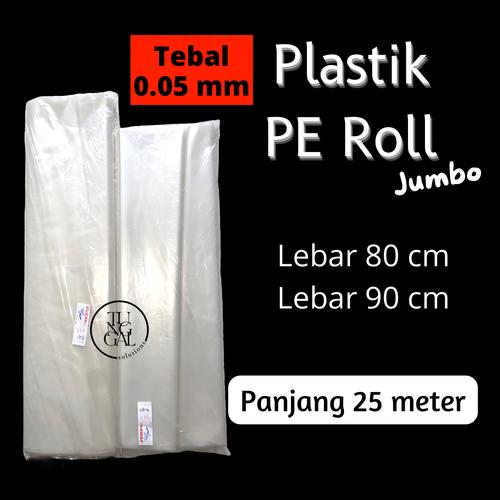 Jual Plastik PE Roll Cap Jumbo Jet. Lebar 80, 90 cm.Tebal 0.05mm. Perikanan - PE Roll 80 cm ...