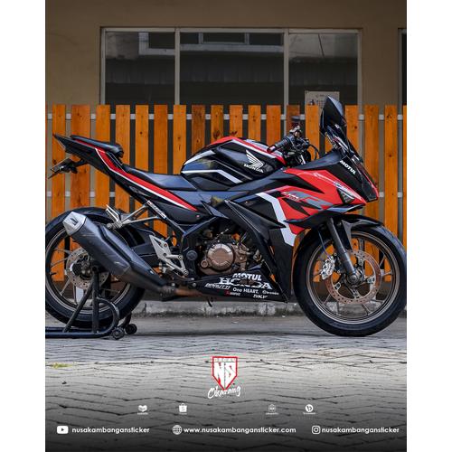 Jual Sticker Motor Honda CBR 150 R All New Tricolor Hitam Modifikasi ...