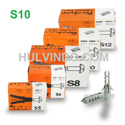 Jual PLUG TEMBOK PLASTIK / WALL PLUG ANCHOR TIPTOP S10 | ISI 50PCS ...