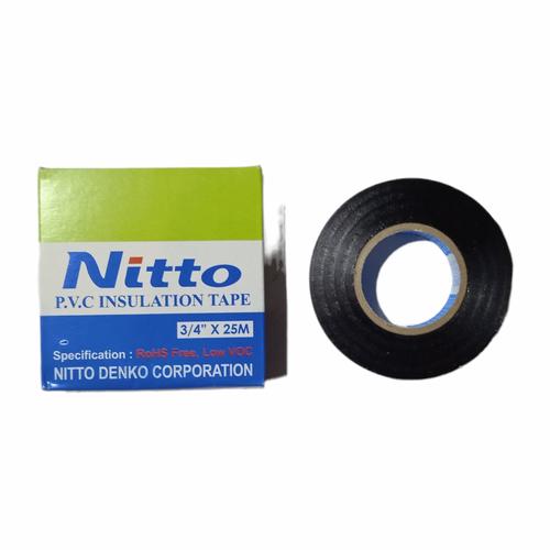 Jual Isolasi NITTO / Lakban Hitam Listrik PVC 3/4 Inch x 25m - Jakarta ...