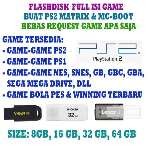 Jual Flashdisk Full Isi Game PS2 - Bebas Pilih Judul - Game Paketan, 64GB Sandisk - Kota ...