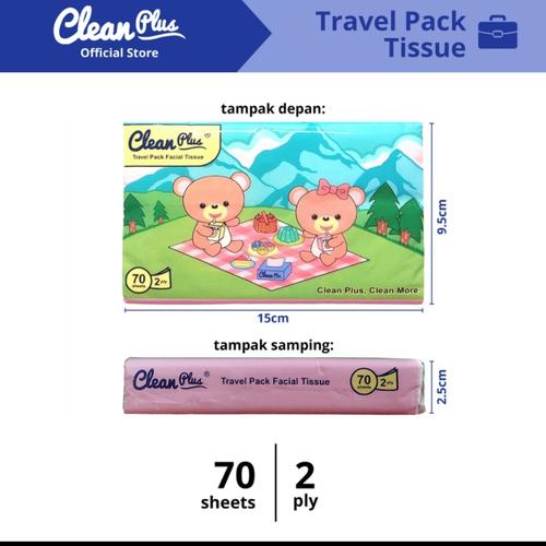 Jual Tisu TRAVELPACK cleanplus 50 sheet & 70 sheet - Tisu wajah - 50 SHEET - Jakarta Timur ...