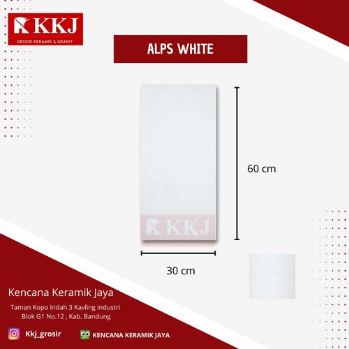 Jual KERAMIK DINDING 30X60 CM ROMAN GRANIT ALPS WHITE GRADE A - Kota Bandung - HKJ Keramik ...
