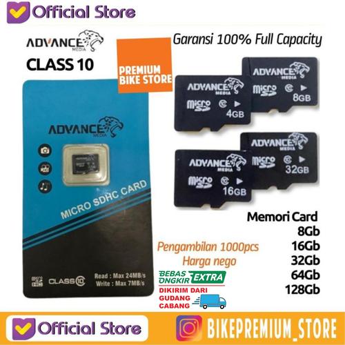 Promo Memory Card 8 16 32 64 128 GB MMC Advance Class 10 MicroSD ...