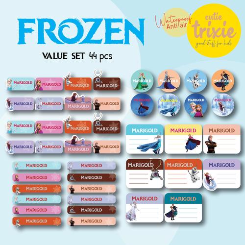 Jual Sticker Label Nama Anak FROZEN value set - Jakarta Barat - Cutie ...