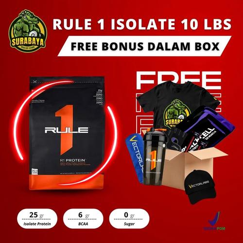 Jual RULE 1 R1 RULE1 ISOLATE 10 LBS WHEY PROTEIN ISO GOLD STANDARD WGS ...
