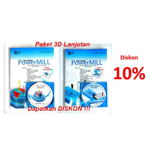 Jual Paket 3D Lanjutan Buku PowerMill (2 Buku + 2 Dvd Panduan) - Buku + DVD - Kota Surakarta ...