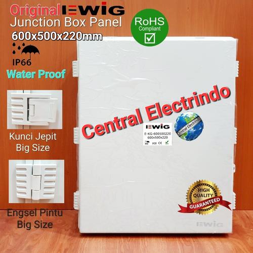 Jual Junction Box Panel KG 600×500×220mm Plastik ABS EWIG With Base ...