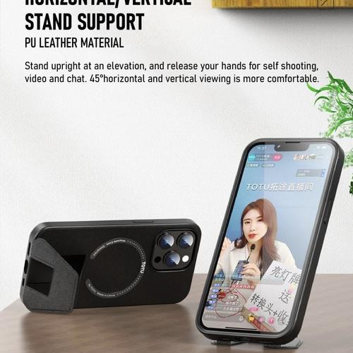 Jual Stand Case Leather Magsafe Kingkong Original IPHONE 12 PRO / PRO ...