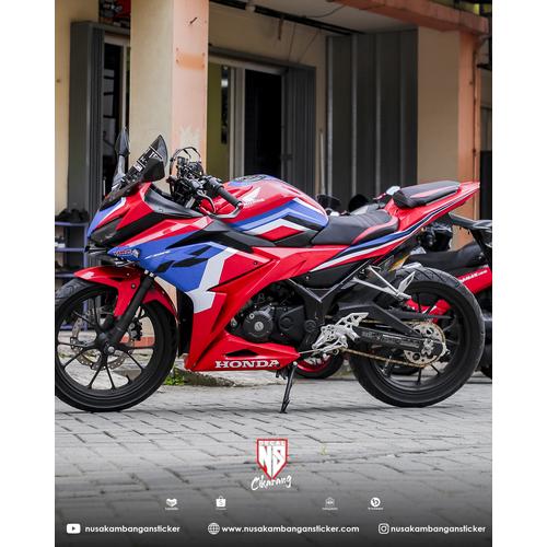 Jual Sticker Motor Honda CBR 150 R All New Merah Tricolor Modifikasi ...