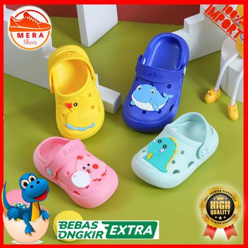 Jual COD Sandal Model Crocs Anak Laki laki dan Perempuan Dino and ...