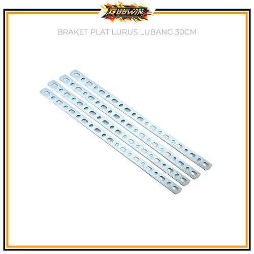 Jual Braket Plat Lurus Lubang Breket Besi 30 Cm 50 Cm Universal - 30 Cm ...