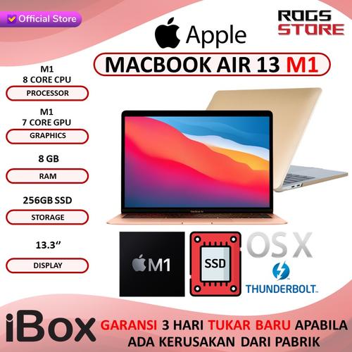 Promo IBOX MGN63ID APPLE MACBOOK AIR 2021 13 M1 8C CPU 8GB 256SSD 7C 13 ...