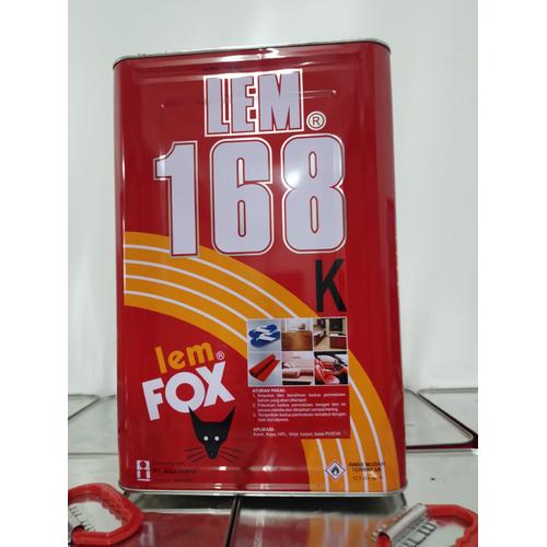 Jual LEM FOX 168 K BLEK BESAR 10 KG LEM KUNING LEM KAYU LEM HPL ...