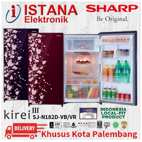 Promo SHARP KULKAS 1 PINTU 166 LITER KIREI III SAKURA SERIES SJ-N182D-VB/VR Cicil 0% 3x - Kota ...