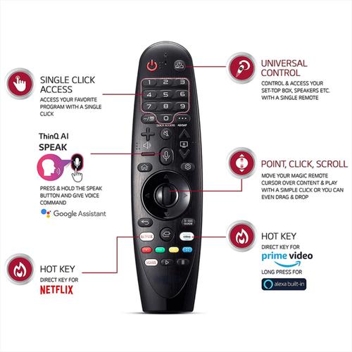 Jual magic remote TV LG UM,LM,SM,UN,LN,Oled,Nano smart tv mr20ga / mr ...
