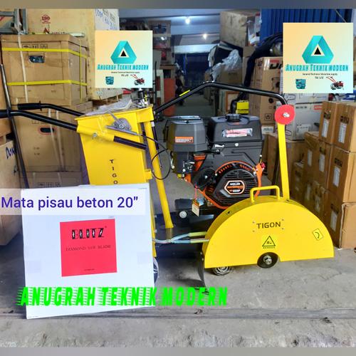Jual Concrete Cutter aspal beton Tigon TG CC500 Maximal pisau 20" inch ...