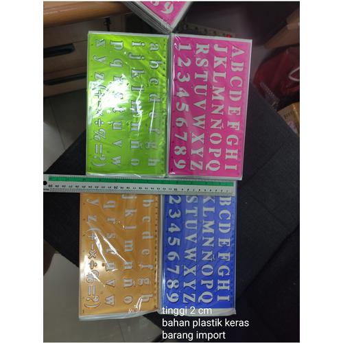 Jual mal huruf adam tinggi 2 cm huruf besar kecil satu set - Kota ...