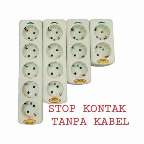 Jual Sale Stop Kontak Terminal Tanpa Kabel Colokan Listrik - 5 LUBANG ...