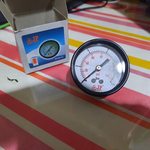 Jual pressure gauge 1/4 JP 10 BAR 140 PSI. TEKANAN METERAN MANOMETER 1/ ...