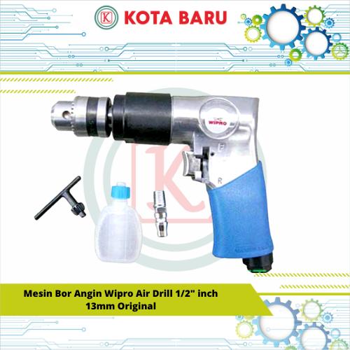 Jual Mesin Bor Angin Wipro Air Drill 1/2" inch 13mm Original - Kota ...
