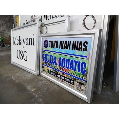 Jual Plang Acrylic / Papan Dokter / Papan nama Kantor Bingkai Aluminium ...