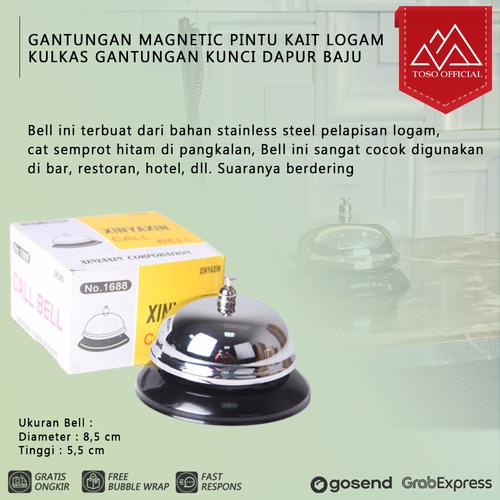 Jual Bel Meja Stainless Steel Call Bell Kitchen Bel Kasir bar - Jakarta ...