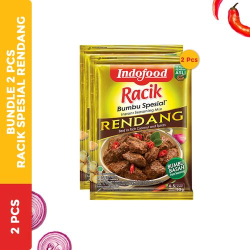 Promo 2 PCS - Indofood Racik Bumbu Spesial Rendang 50 Gr - Kota ...