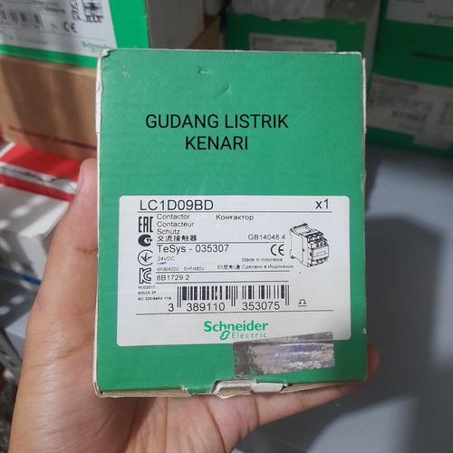Jual Contactor Kontaktor Schneider LC1D09BD 24VDC ORIGINAL - Jakarta ...