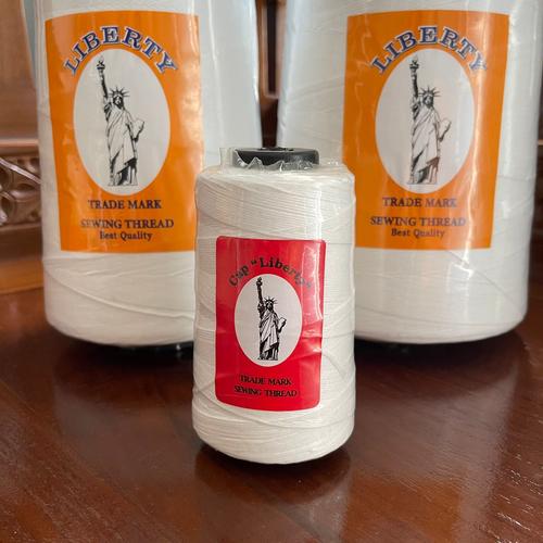 Jual Benang Jahit Karung Peralatan Jahit Warna Putih Pe 20/6 160gr ...